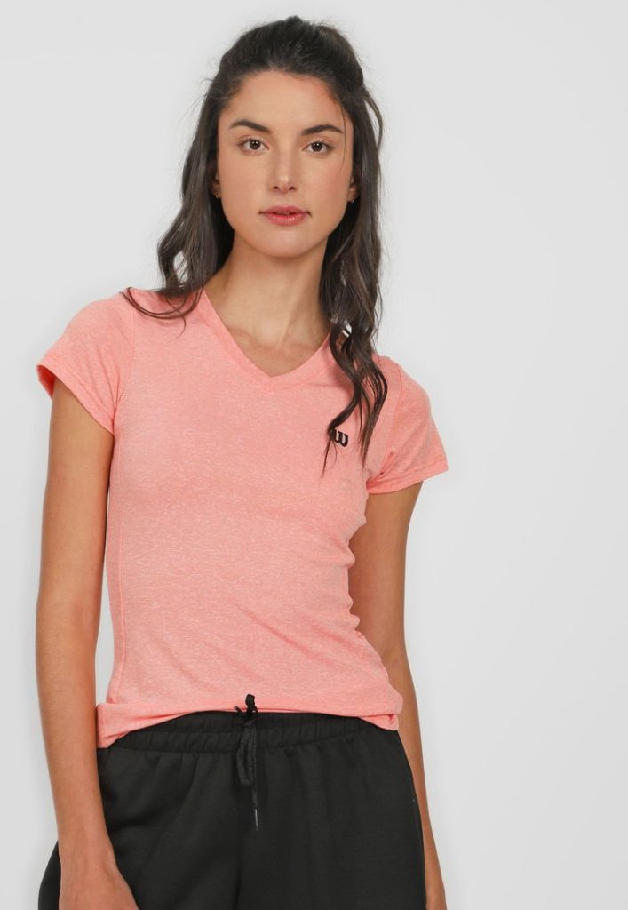 Camiseta Wilson Deslavada 71592 Dama Coral - Wilson